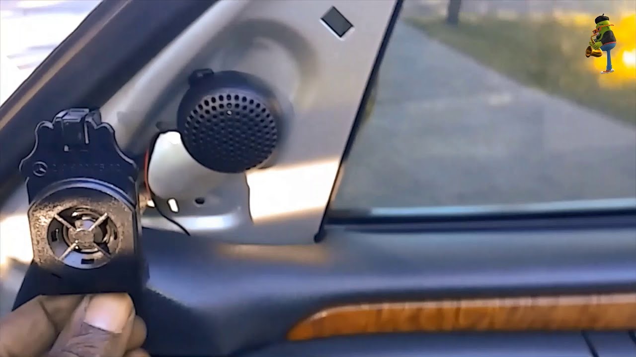 MB W210 Simple Sound Upgrade (Tweeters) - YouTube