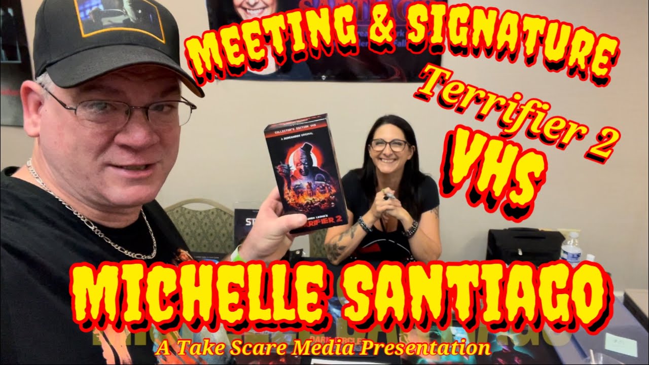 MICHELLE SANTIAGO | Actress & Producer of TERRIFIER 2 | She signed my ...
