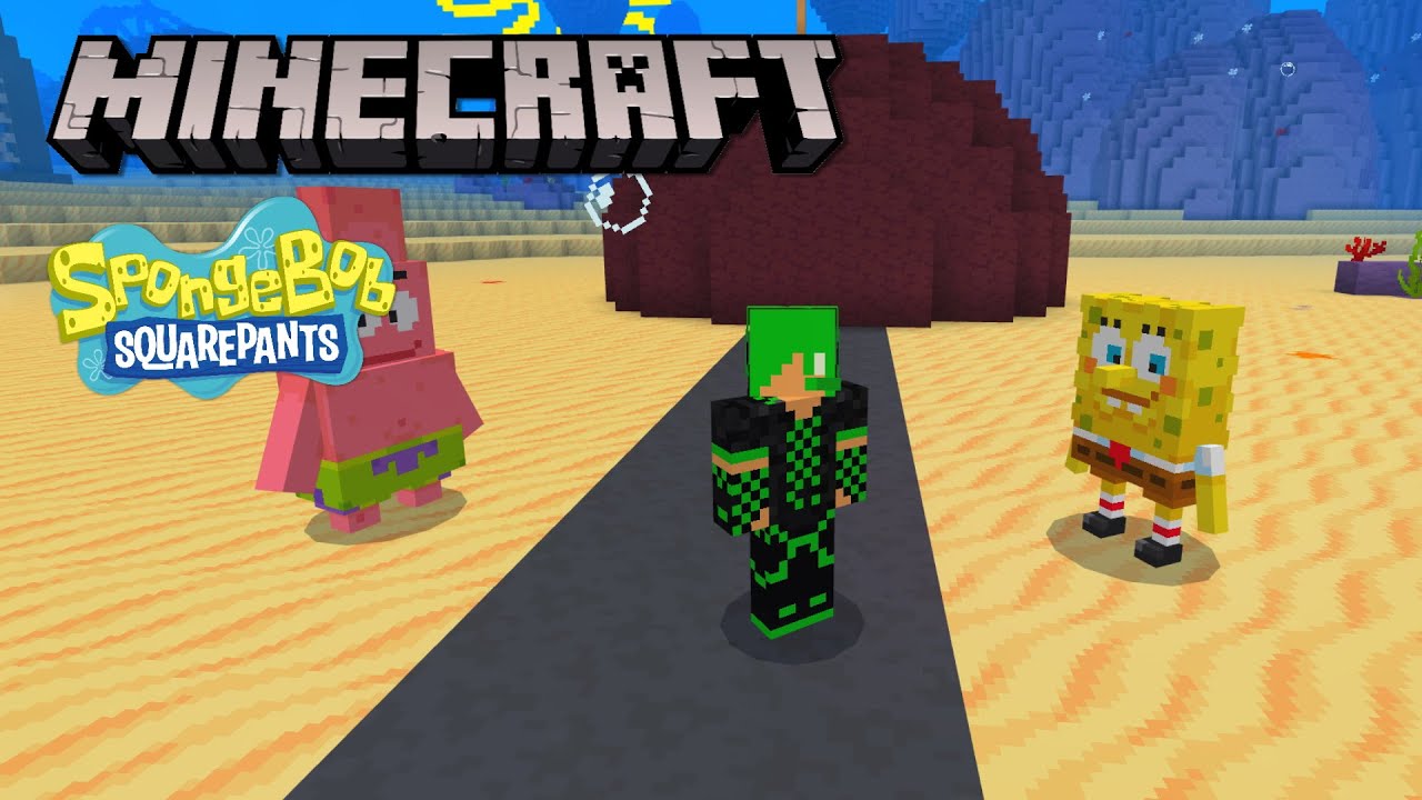 Minecraft - SpongeBob SquarePants DLC Part 2 - YouTube