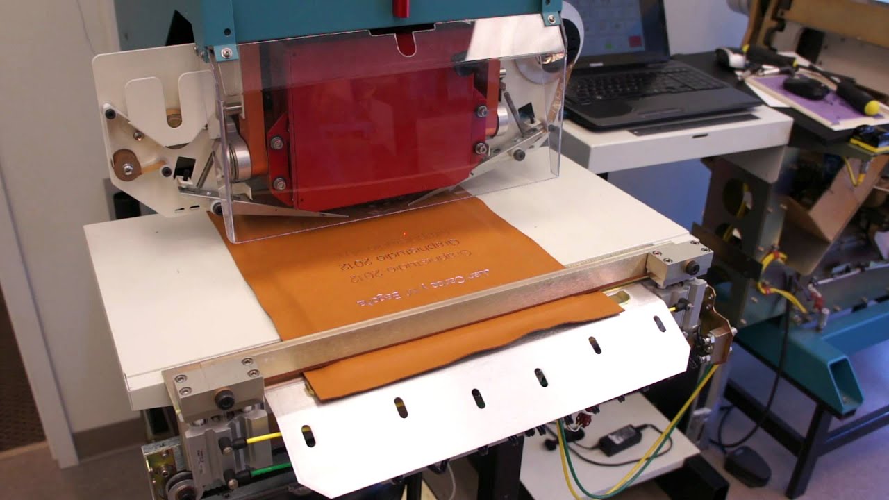 Flesher Premere hot foil lettering system - YouTube