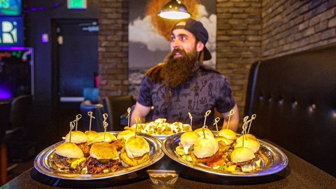 IN VEGAS THEY CALL THIS 'THE BAR GAMBLE' | BORN & RAISED'S $75 SLIDER ...