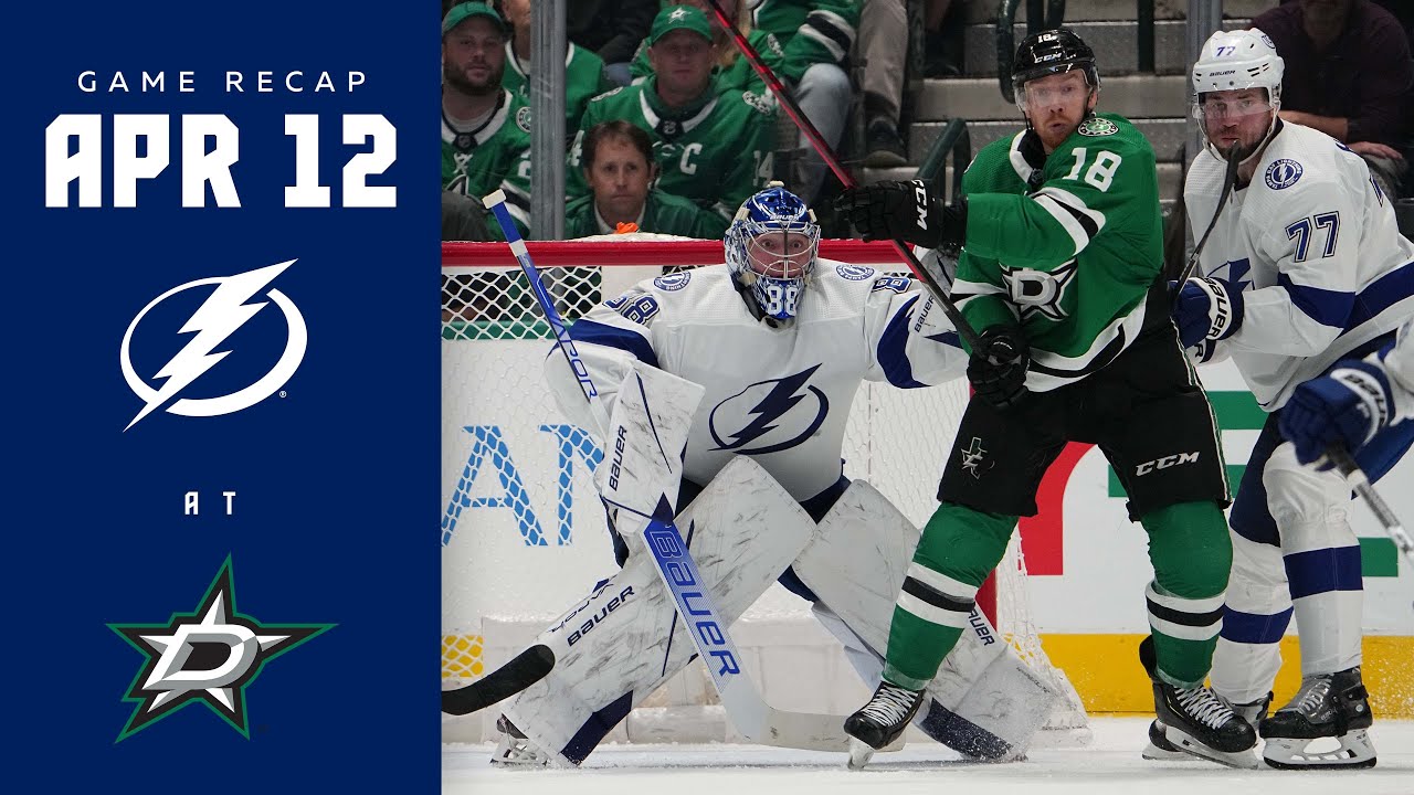 Lightning @ Stars Review 4/12/22 | 😐 - YouTube