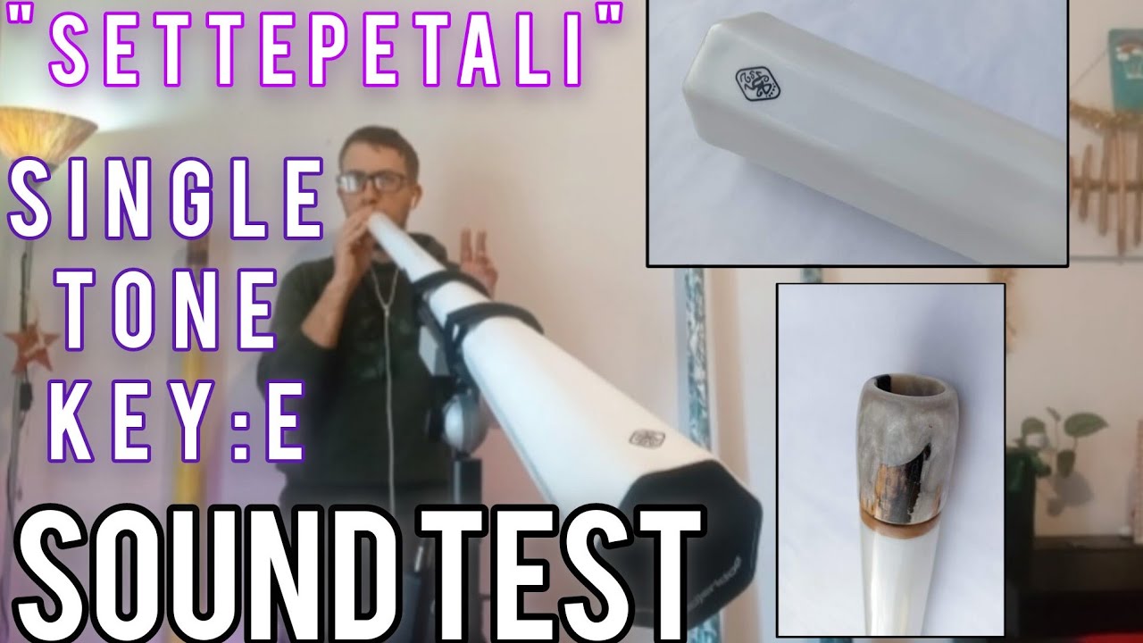 Sound Test mod. "Settepetali" Single Tone - E - YouTube