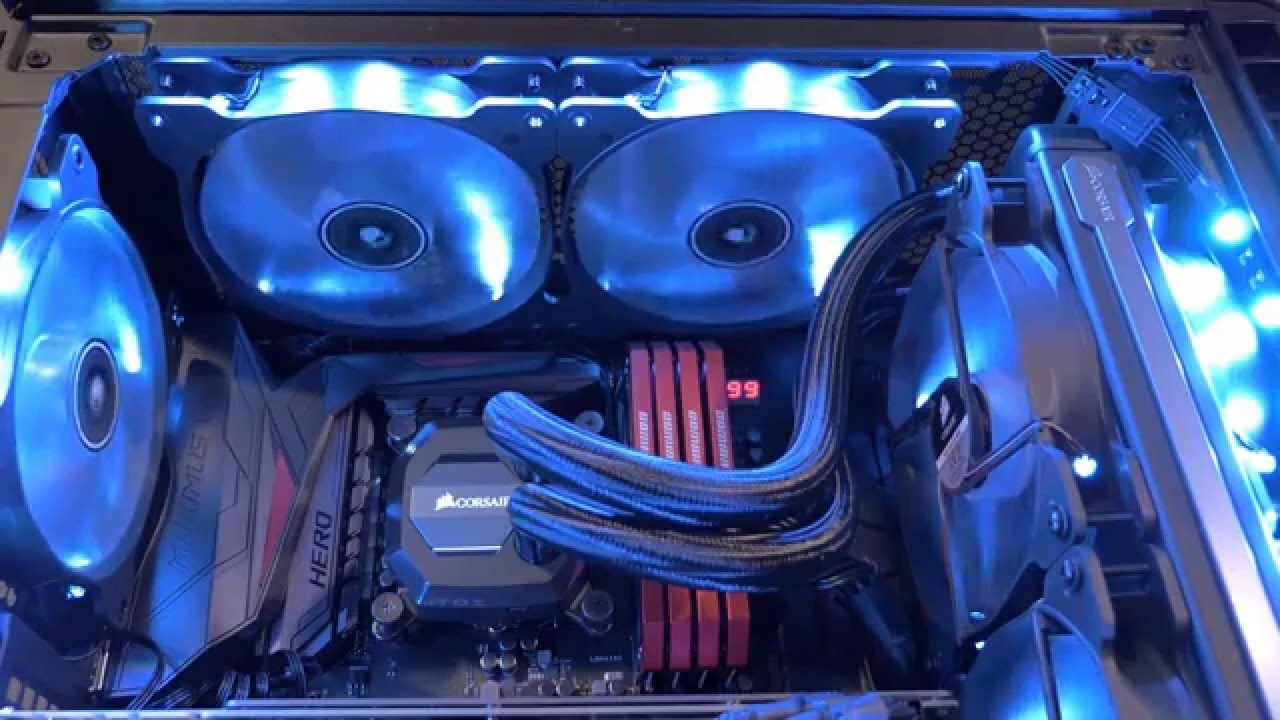 Corsair Carbide Clear 400C PC case - review - YouTube