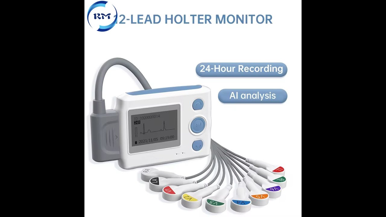 holter ecg (model: RM02-1204) - YouTube