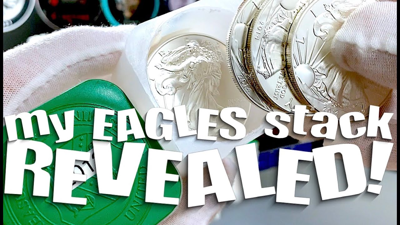 Why I invest in the Merlions? ... American Silver Eagles stack reveal ...