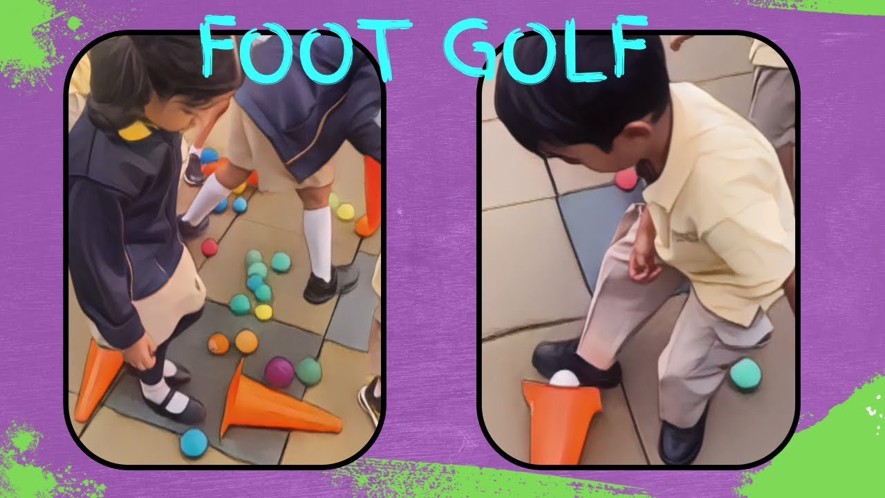 Foot Golf || physed || pegames || fun activity || fun kids activity ...
