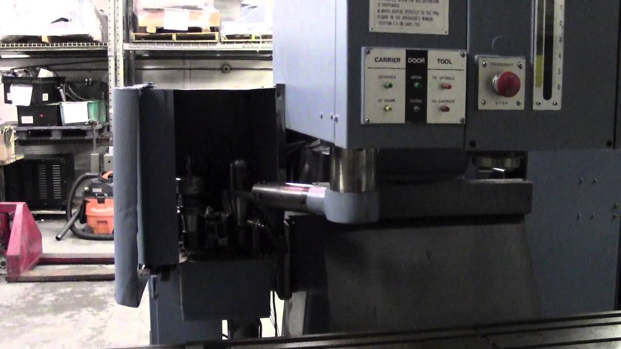 Used Enshu Accu-Mill Model AM-1547 with ATC (2) - YouTube