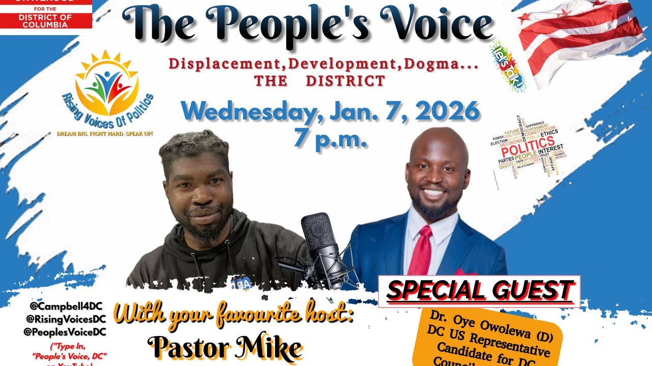 The People's Voice, DC w/ Rep. Oye - YouTube