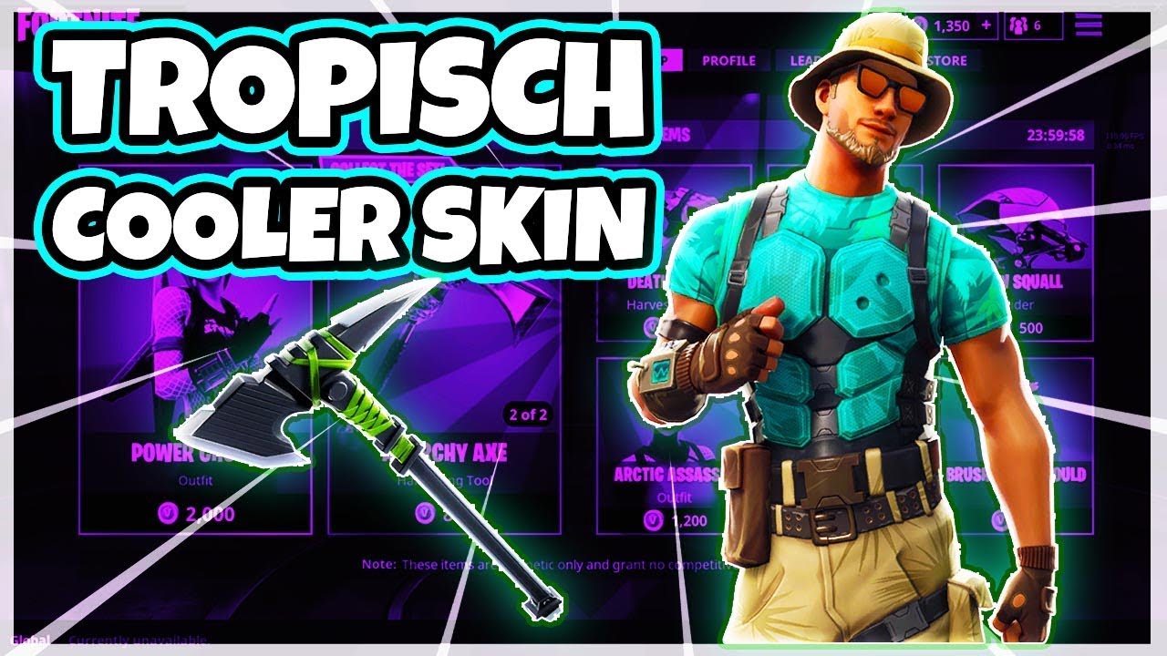 TROPISCH GEILER NEUER FORTNITE SKIN MARINO 🌴 | 🛒 Neuer Fortnite Shop 13 ...