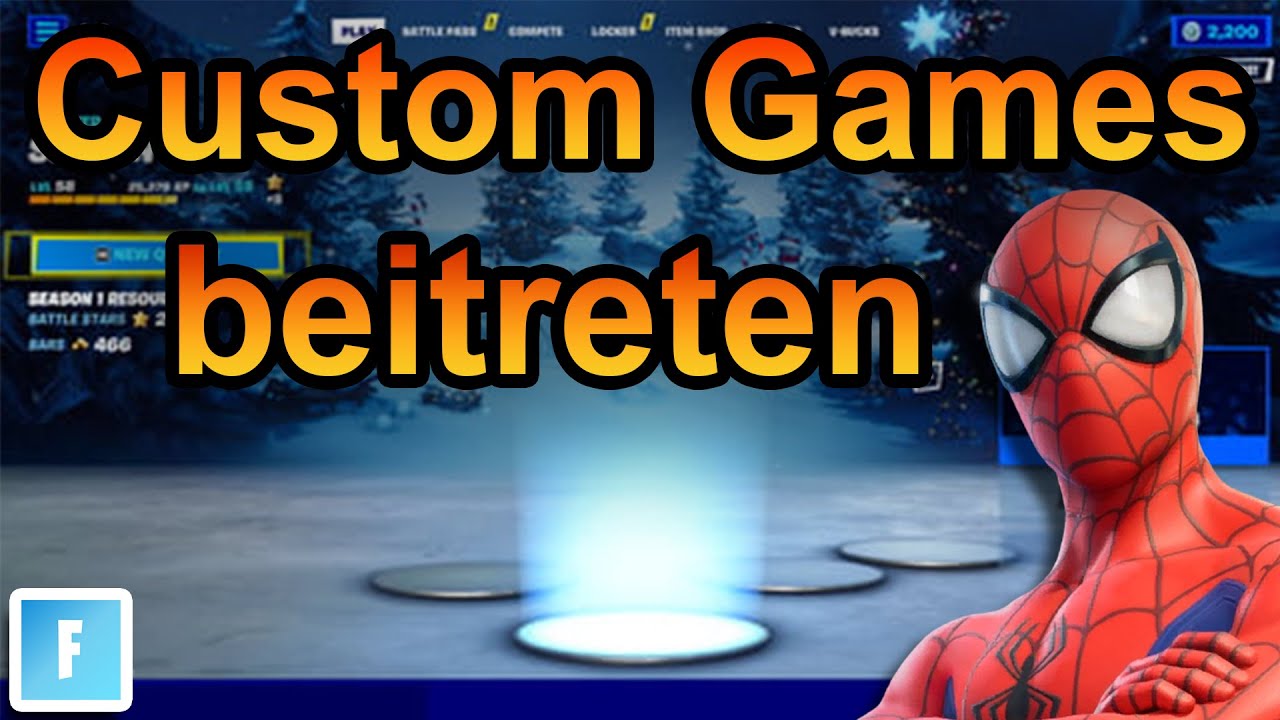 Fortnite Custom Games Code eingeben 2025 (schnell & einfach) - YouTube