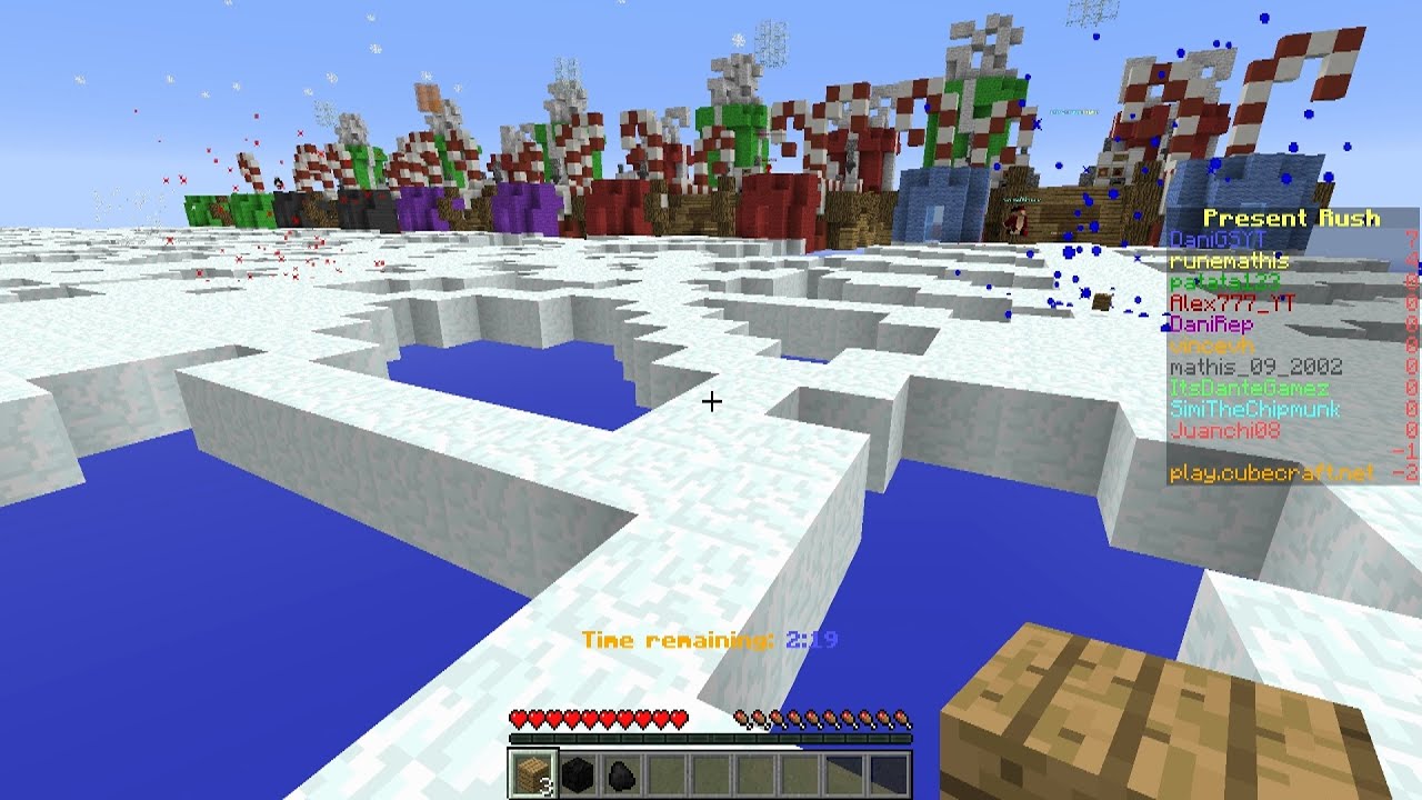 NUEVO MINIJUEGO NAVIDEÑO!! PRESENT RUSH!! - MINECRAFT - YouTube