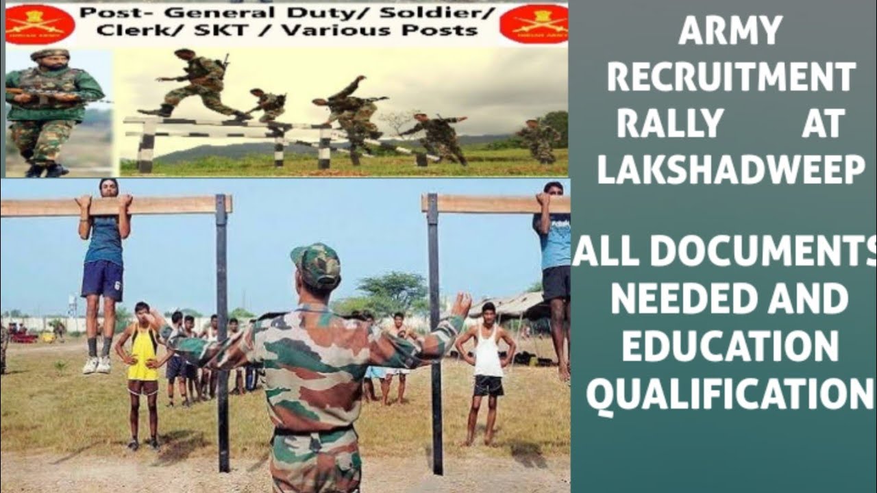Army recruitment rally at Lakshadweep on feb2020 - YouTube