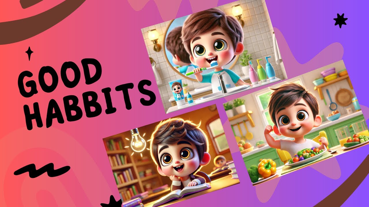 Good Habits | Nursery Rhymes | Learn Daily Routine - YouTube