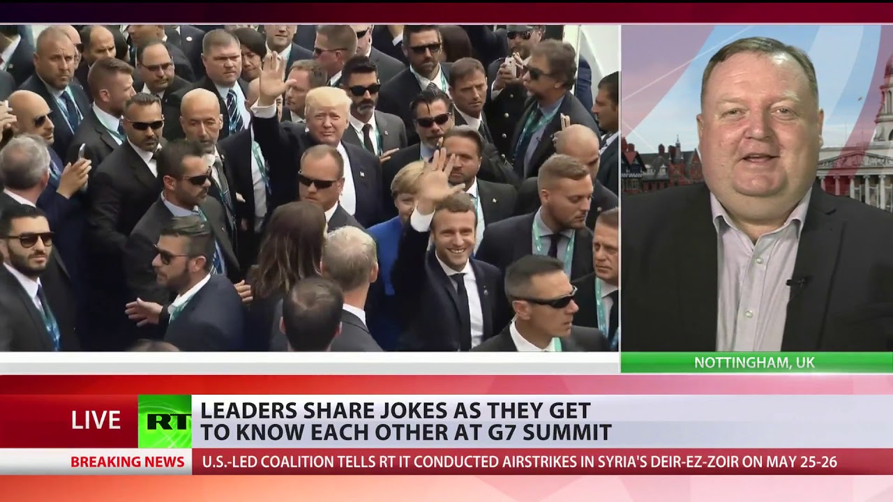 Body Language Expert Darren Stanton • Russia Today - G7 Summit - YouTube