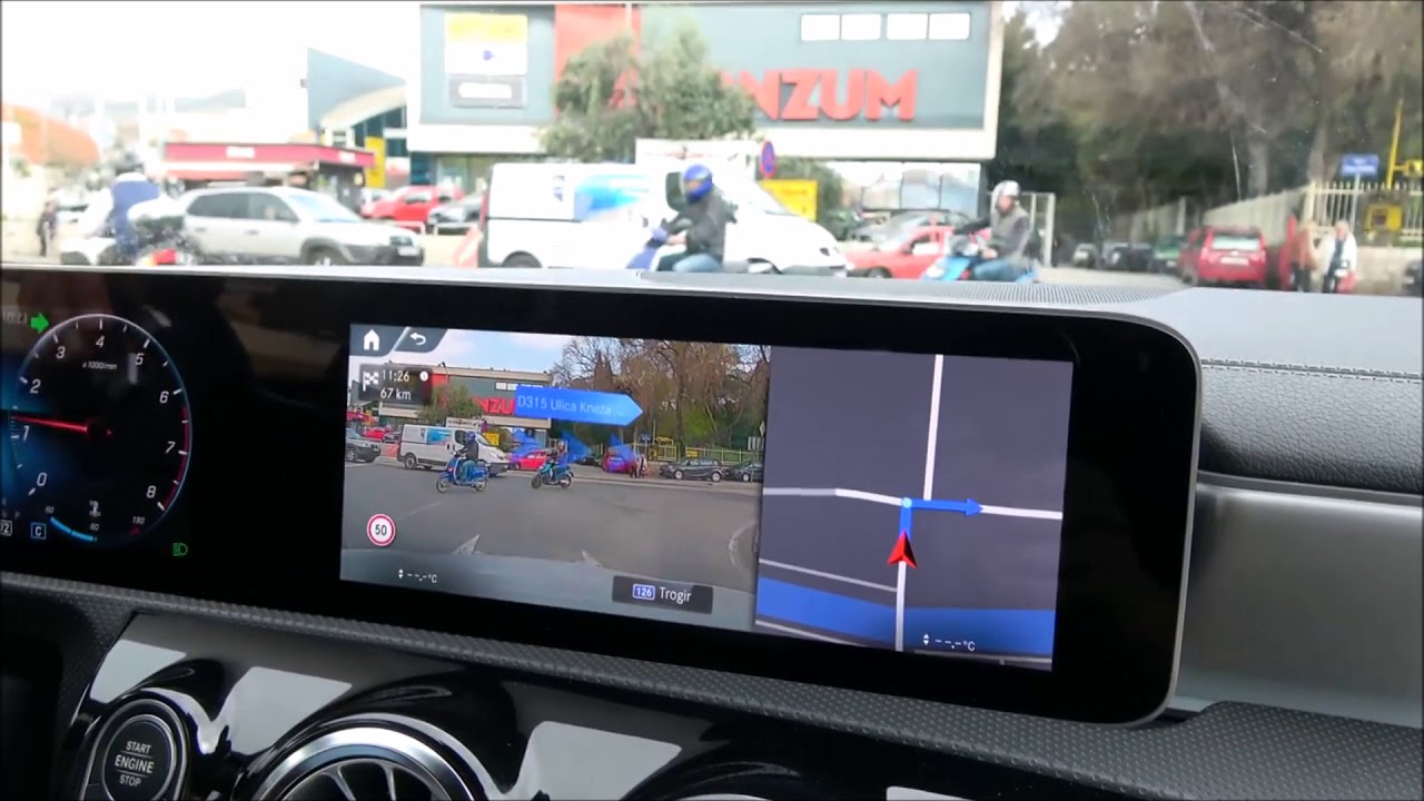 Mercedes Benz AA Class 2019 Navigation System - YouTube