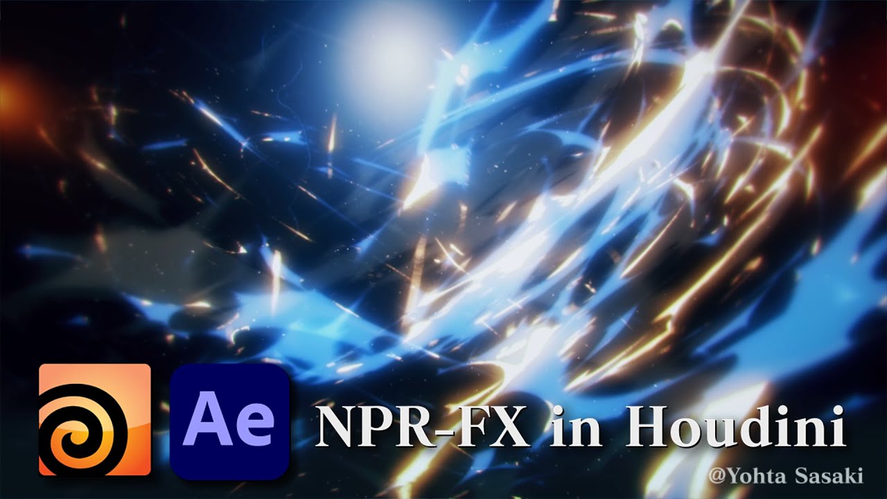 Anime Style NPR effects and breakdowns created in Houdini. - YouTube