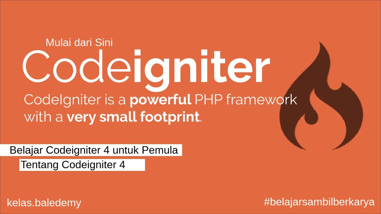 Tutorial Codeigniter 4 - #3 Tentang Codeigniter 4 - YouTube