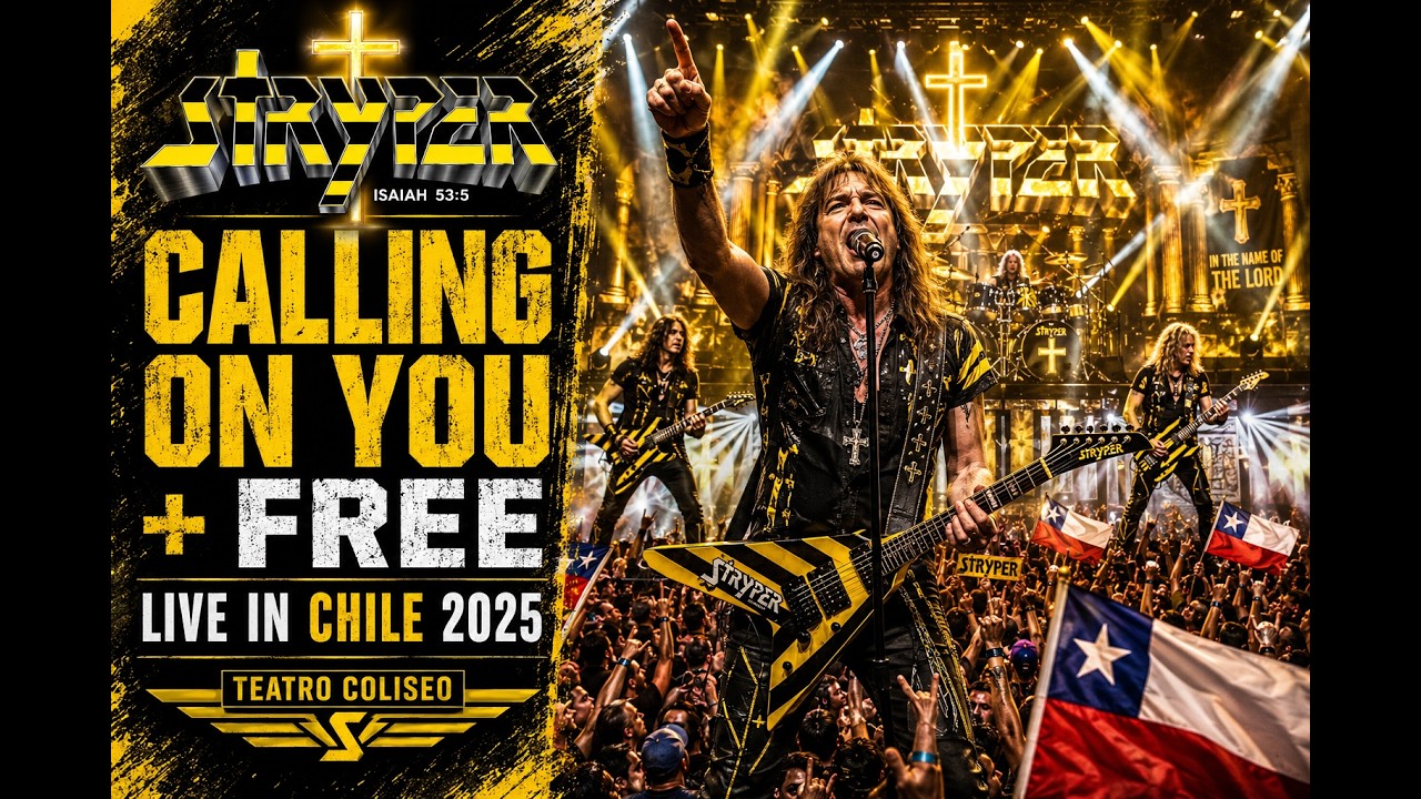 Stryper - Calling On You + Free, Live In Chile 2025, Teatro Coliseo ...