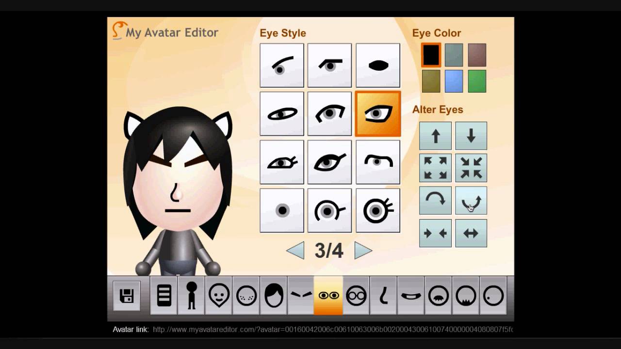 How to make a black cat mii [HD] - YouTube
