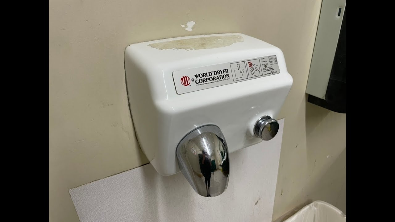 World Dryer Model A Hand Dryer @ Drug Mart - Olmsted Falls, OH - YouTube