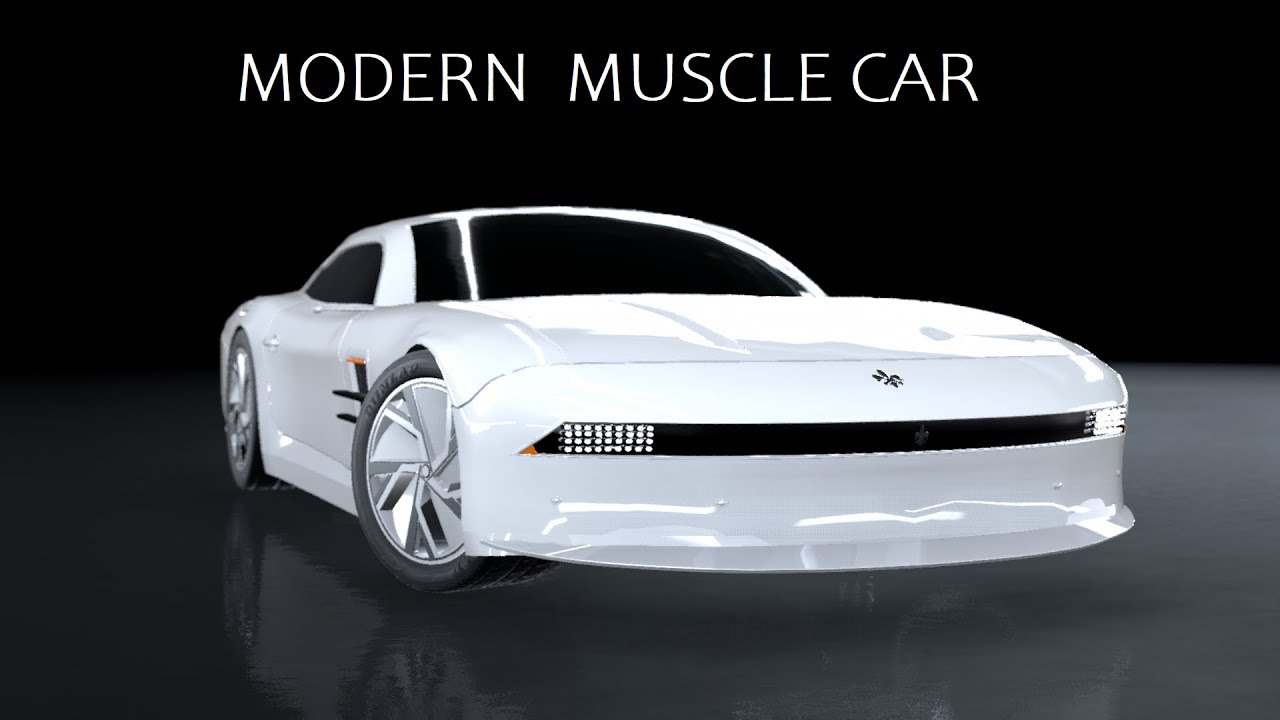 I built modern muscle car (Automation:The Car Company Tycoon Game ...
