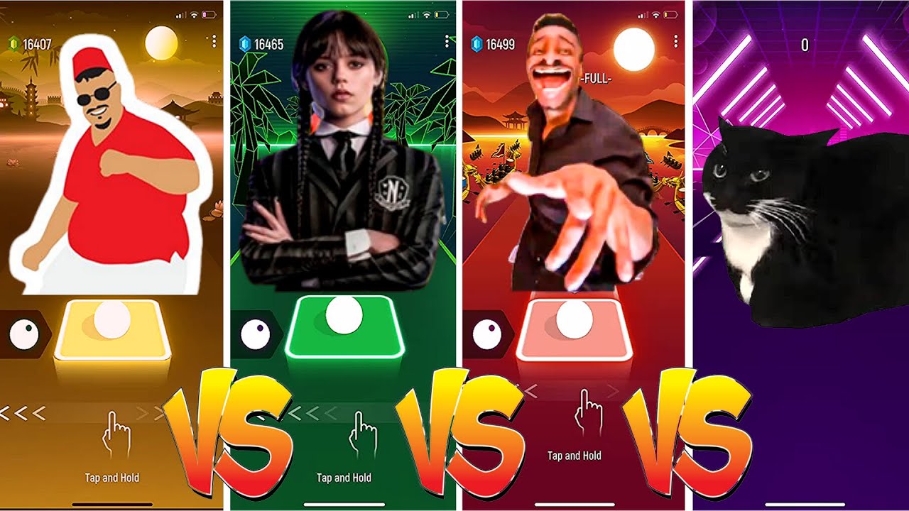 Skibidi Bop Yes Yes Yes VS Wednesday Dance VS That One Guy VS Cat ...