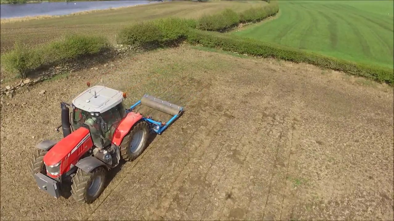 Massey Ferguson 6716s and Erth Panbuster - YouTube