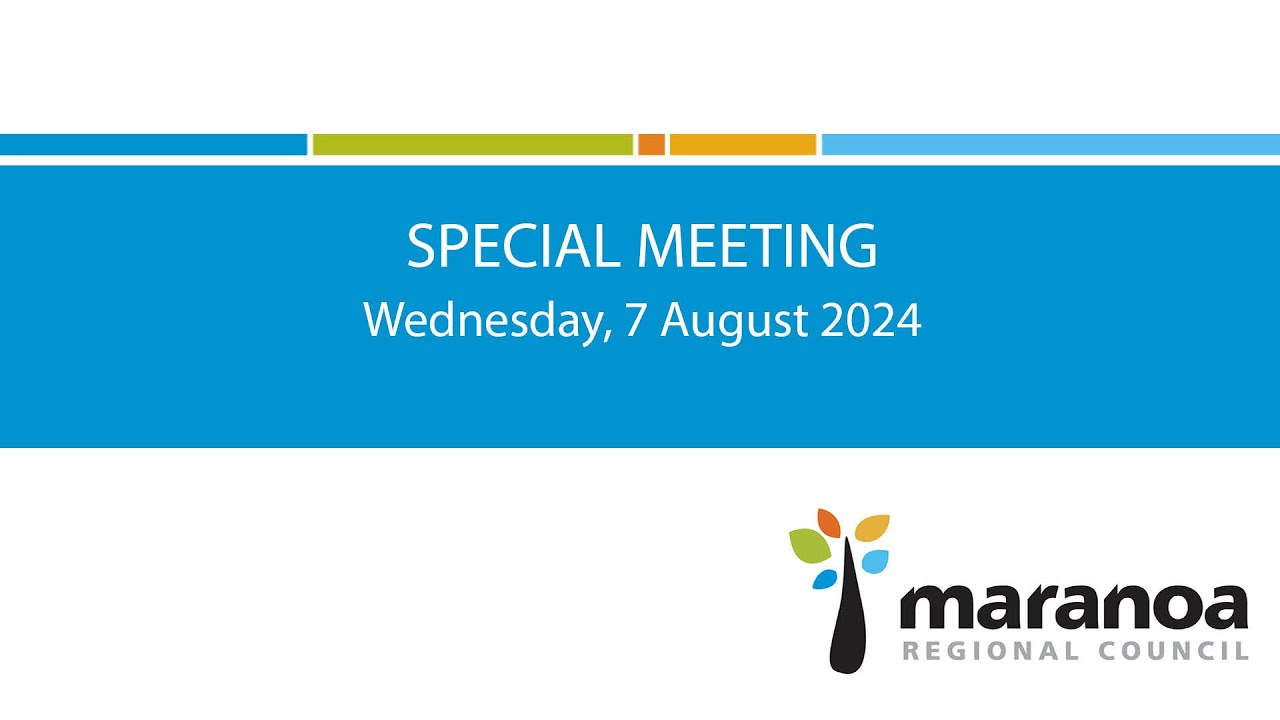 Maranoa Regional Council - Special Meeting 7 August 2024 - YouTube