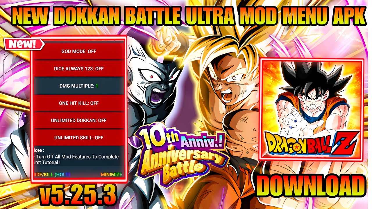 DBZ Dokkan Battle V5.25.3 Ultra Mod Menu APK / Ultra Mod for Dokkan ...