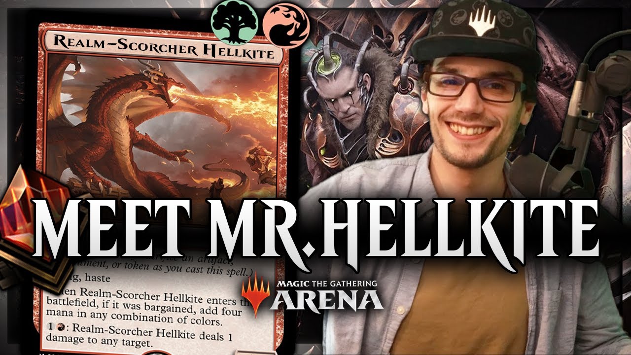 Introducing Realm-Scorcher Hellkite 🔥 Gruul Midrange Exploitation! MTG Arena Standard Deck Guide ...