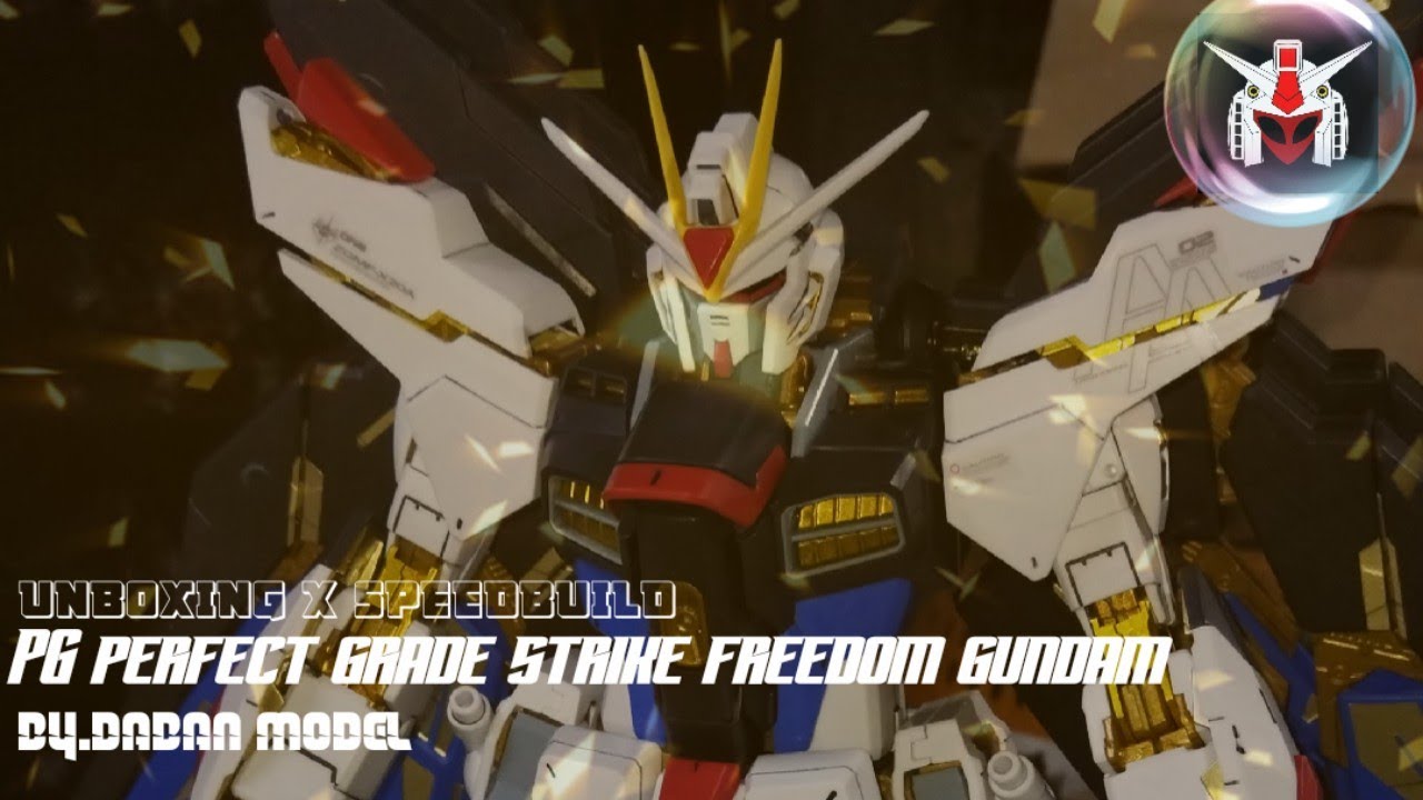 PG strike freedom gundam UNBOXING x SPEEDBUILD by.daban model - YouTube