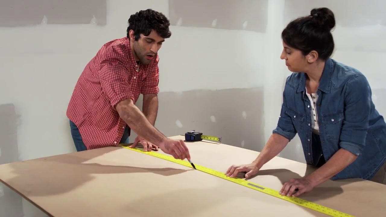 DIY Formica® Writable Surfaces Wall Chalkboard - YouTube