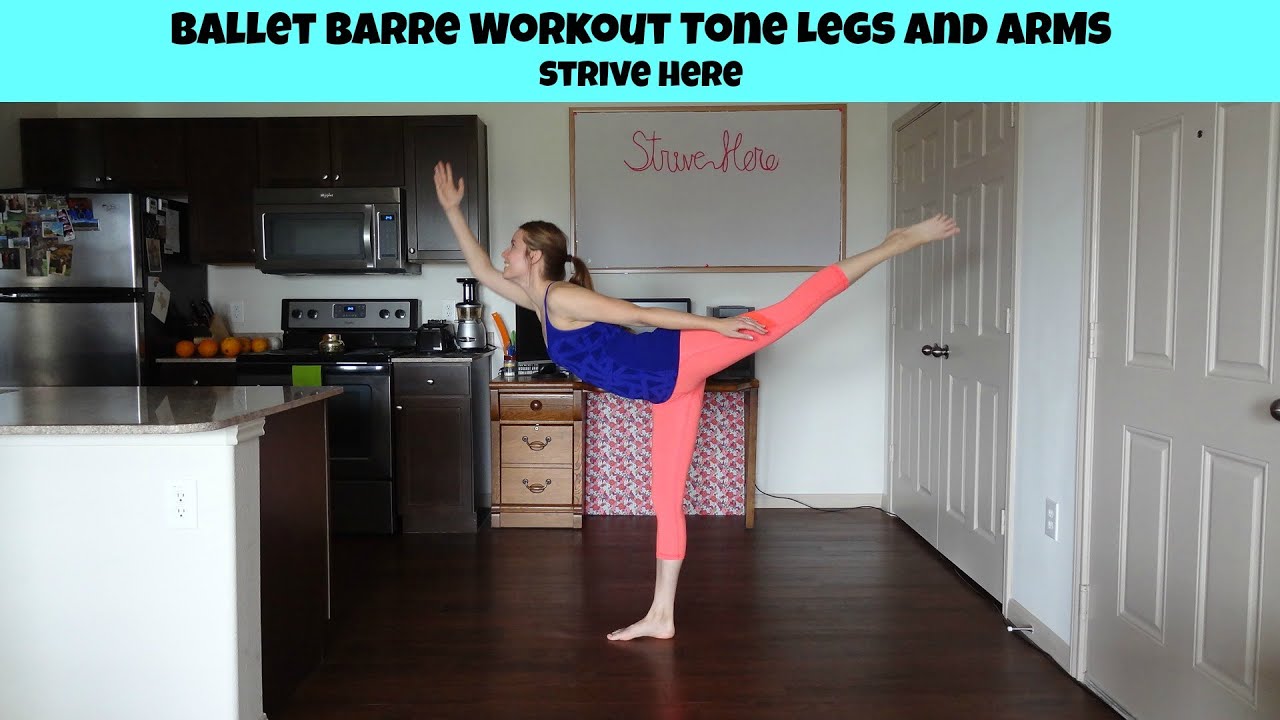 Ballet Barre Workout Tone Legs and Arms - YouTube