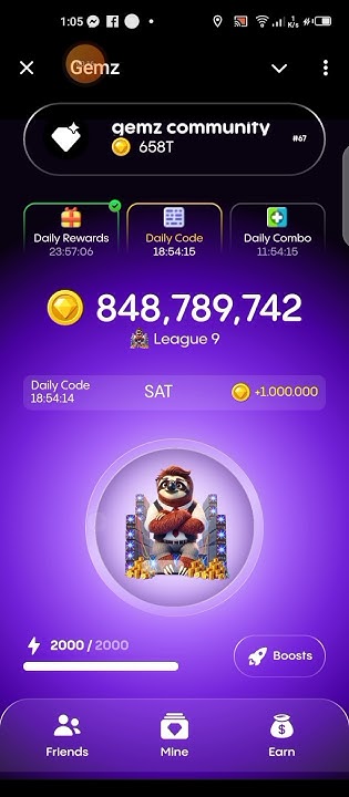 gemz Daily Code Today August11 2024 #gemzdailycode #gemz #GemzCipherCode #gemzcoin #gemzcode ...