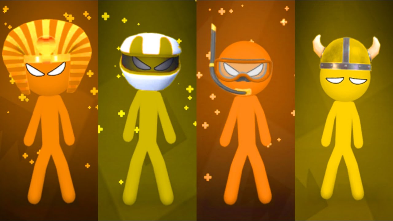 Stickman Party All Random Funny MINIGAMES 1 2 3 4 Player Games 2022 ...