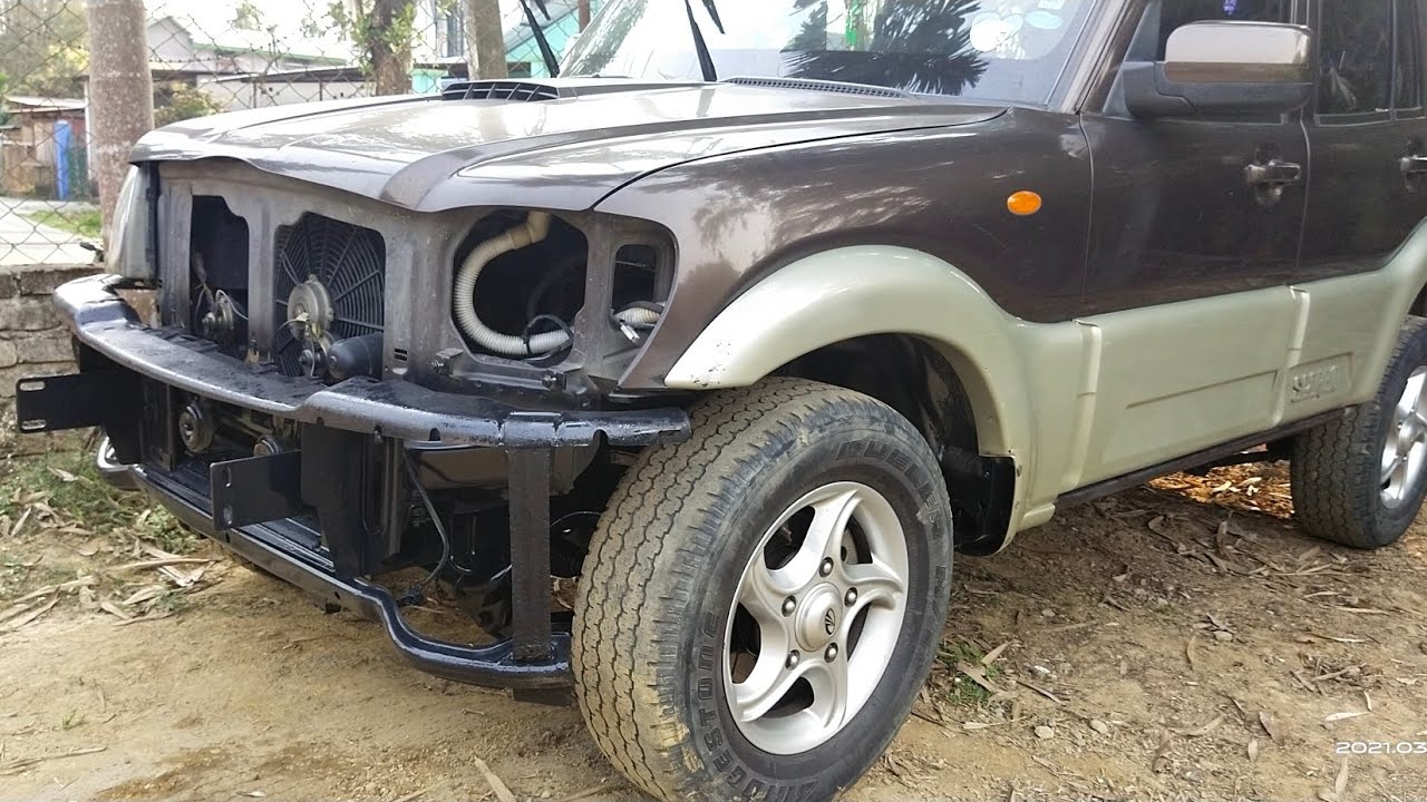 Mahindra Scorpio 2nd generation painted from dual tone to single tone ...