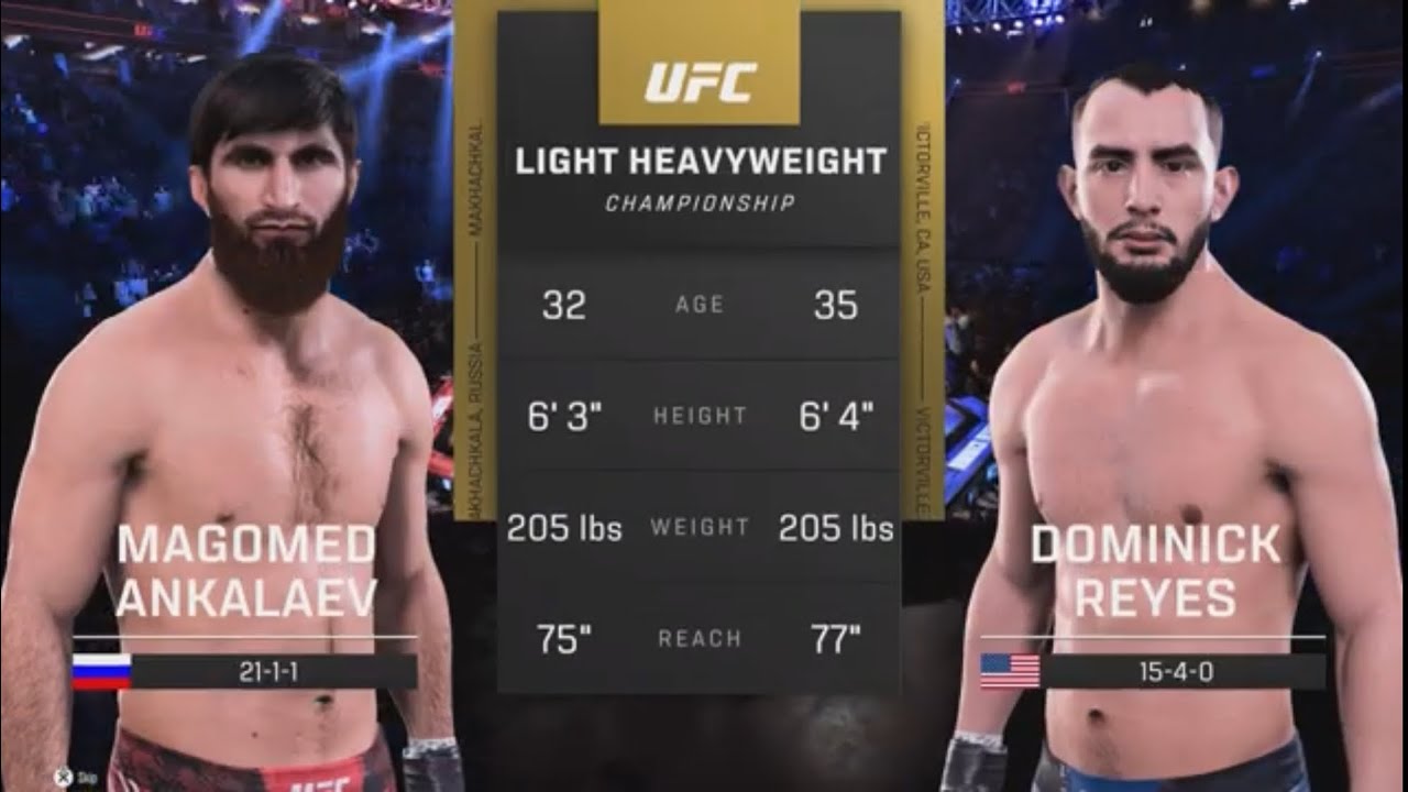 UFC 382: Ankalaev vs Reyes (UFC 5) - YouTube