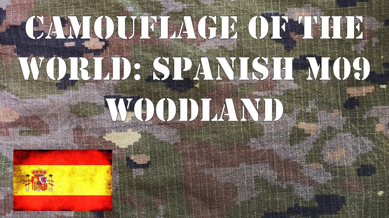 Camouflage of the World: Spanish M09 Woodland - YouTube