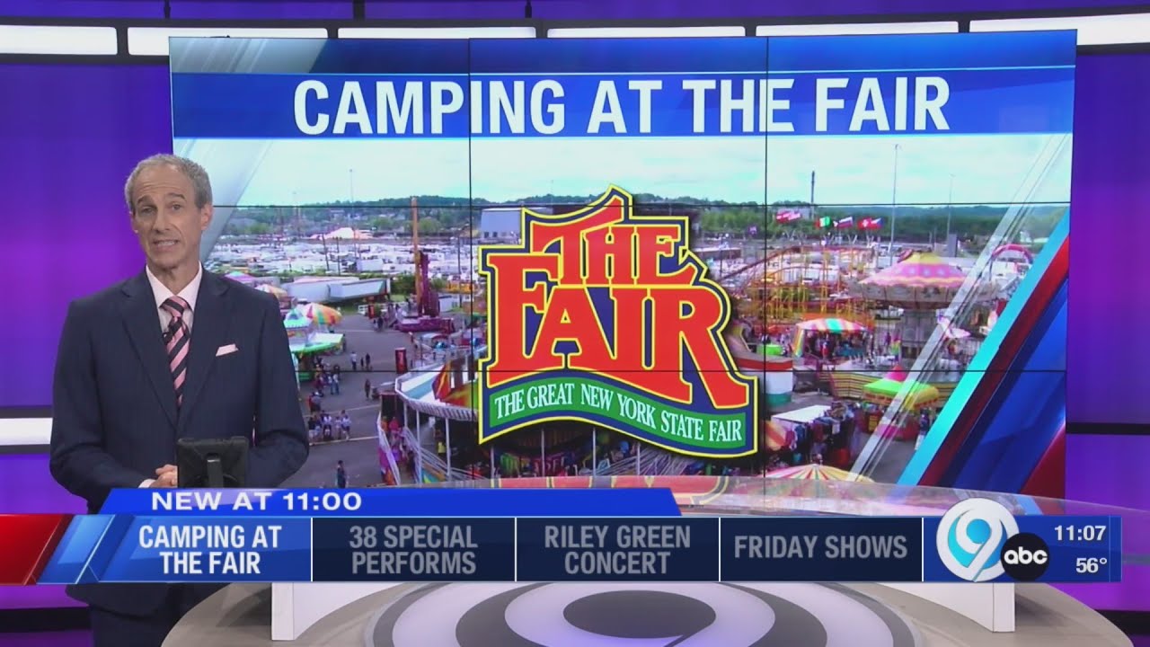 Camping at the fair is more than just an experience - YouTube