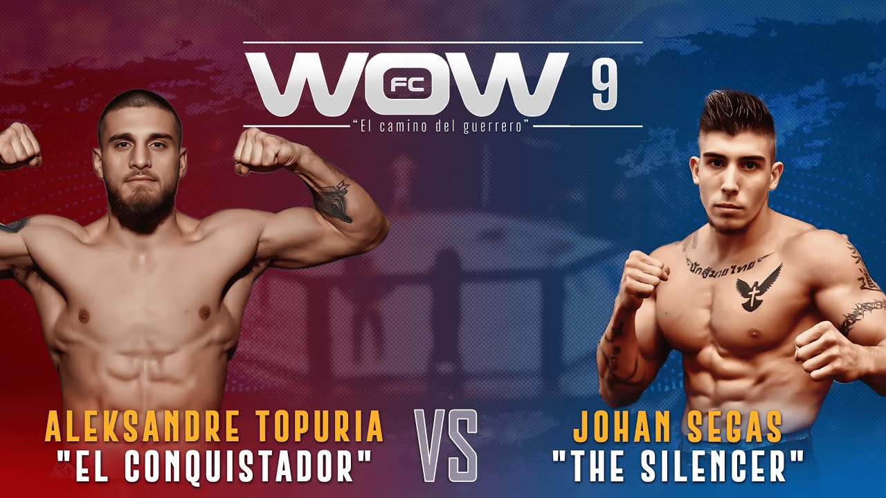 WOW 9 - FULL FIGHT - Aleksandre "El Conquistador" Topuria vs Johan "The ...