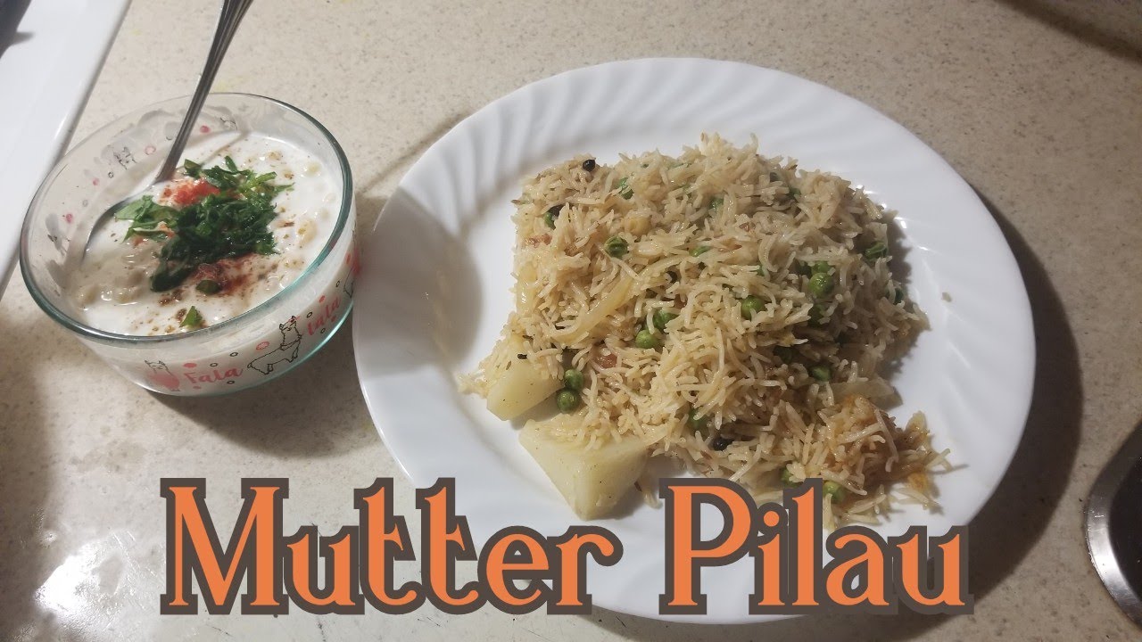 Mutter Pilau/Muttar Pilaf (Rice with Peas) - YouTube