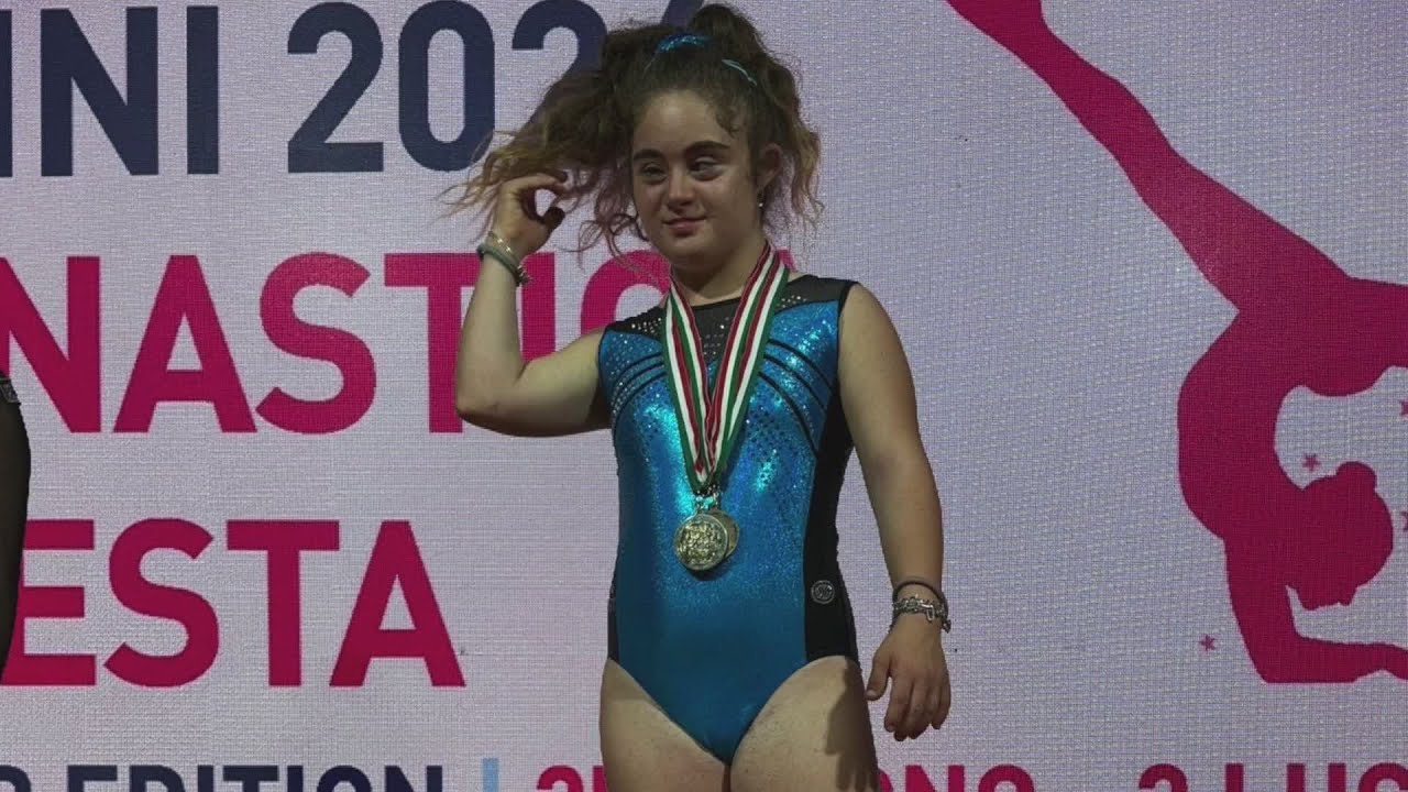 Ginnastica artistica, Veronica Fiori sul podio - YouTube
