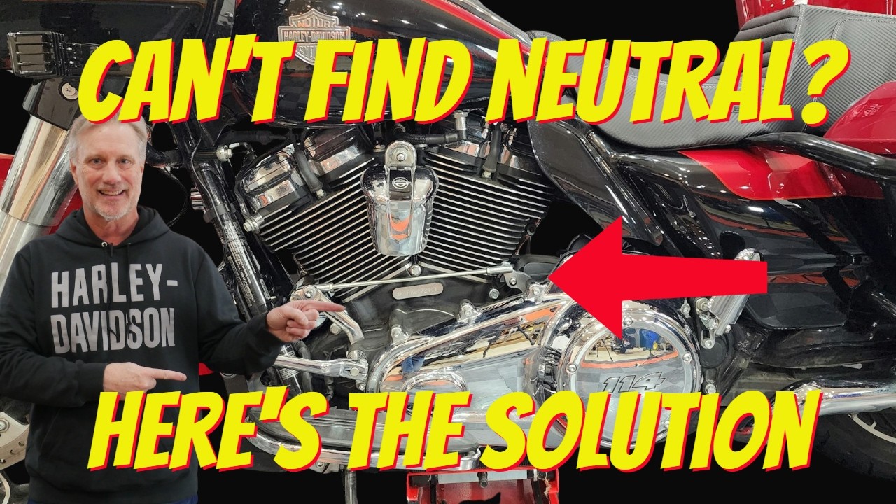 Harley Davidson Transmission Won't go Into Neutral | Simple Solution ...