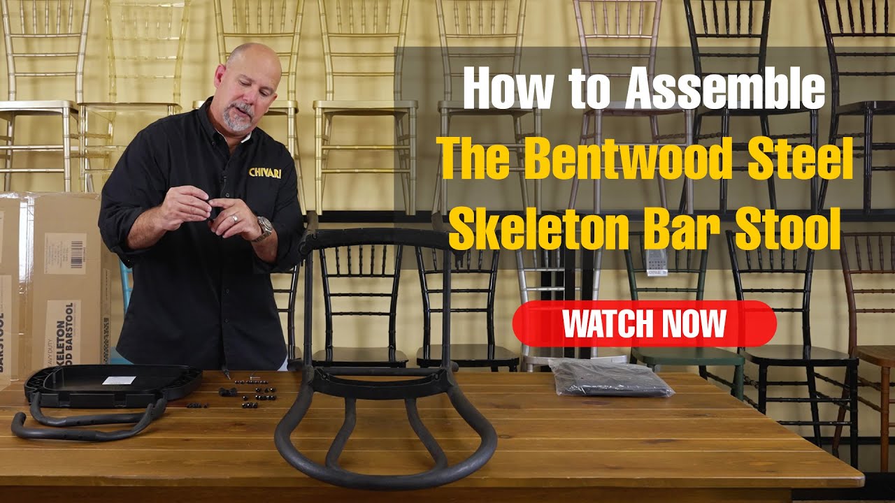 How to Assemble a Bentwood Bar Stool | Easy DIY Bar Stool Assembly ...