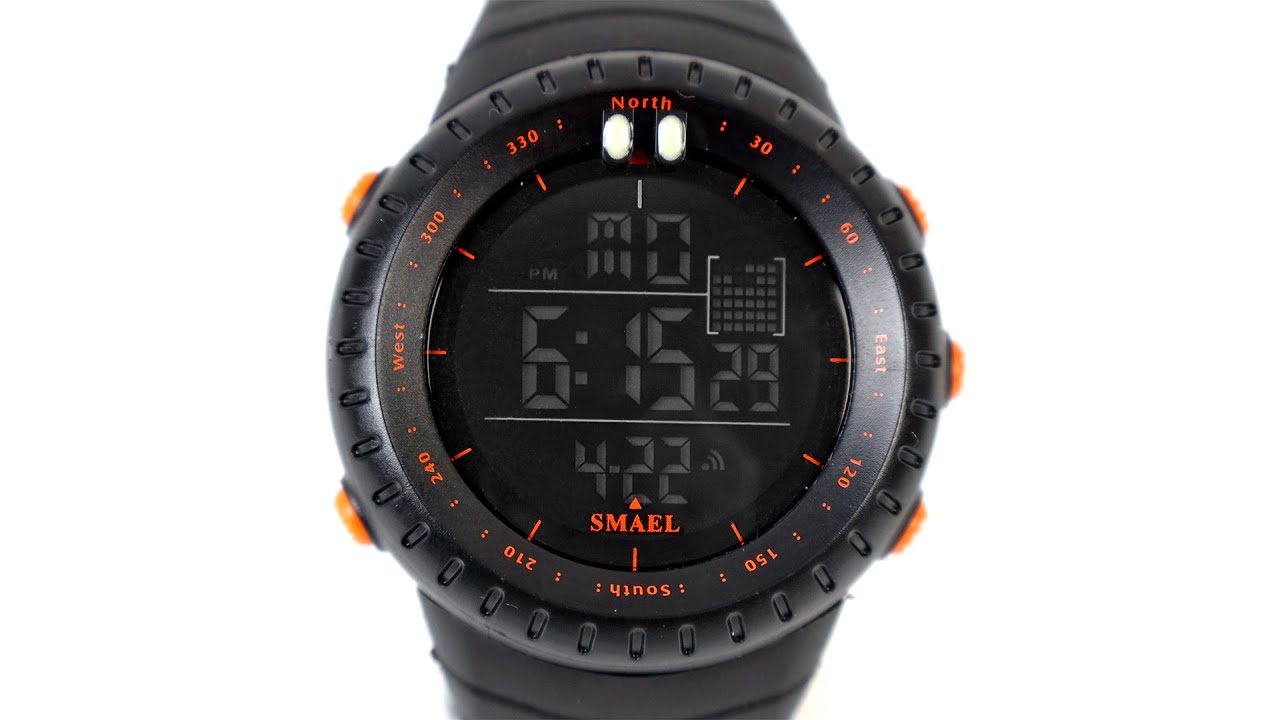 SMAEL 1237 Watch - Battery Replacement and How to Set Time - YouTube