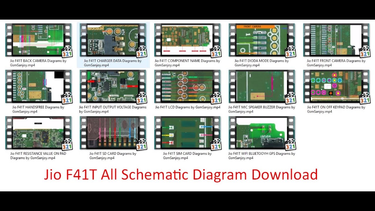 Jio F41T All Schematic Diagram Download #gsmsanjoy - YouTube