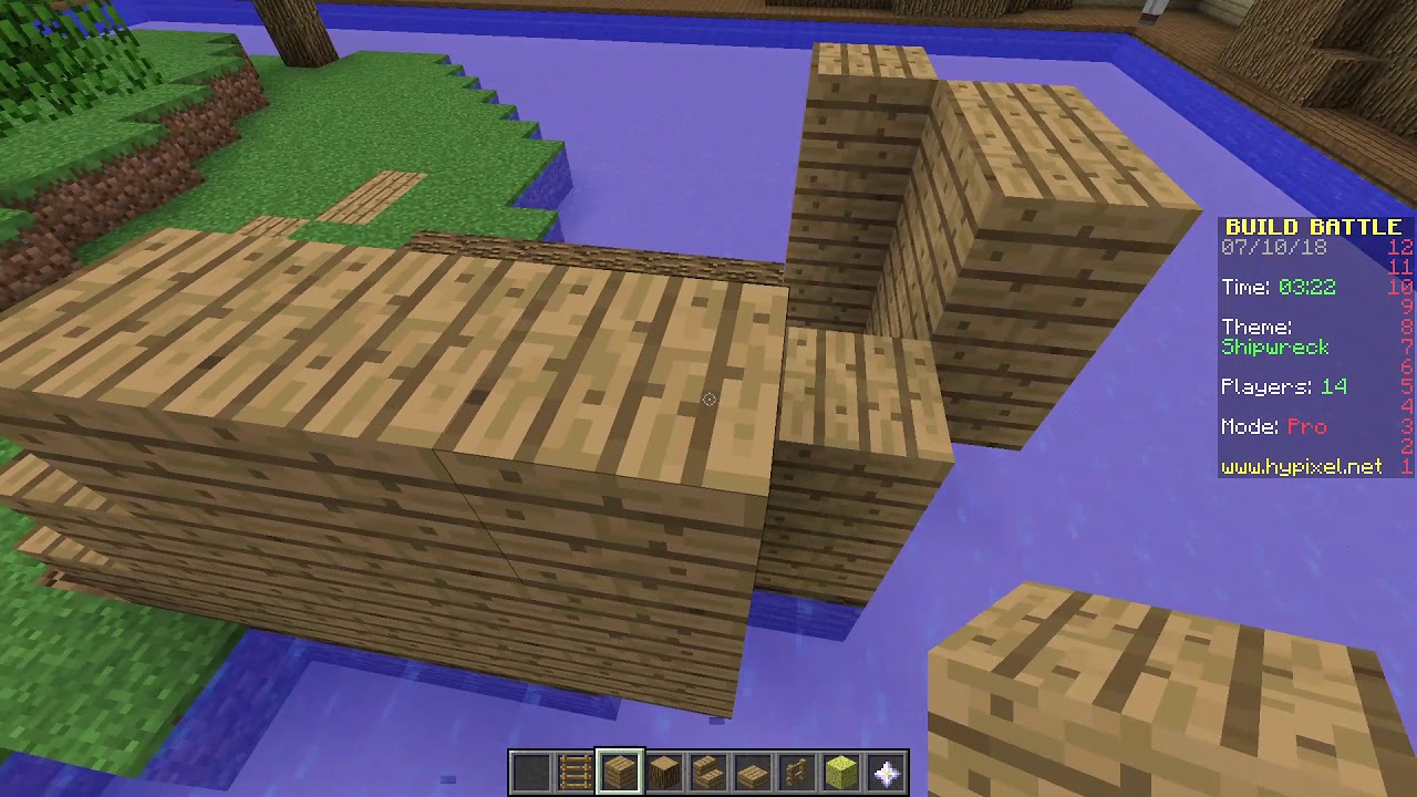 Minecraft Build battle {2 rounds} solo video - YouTube