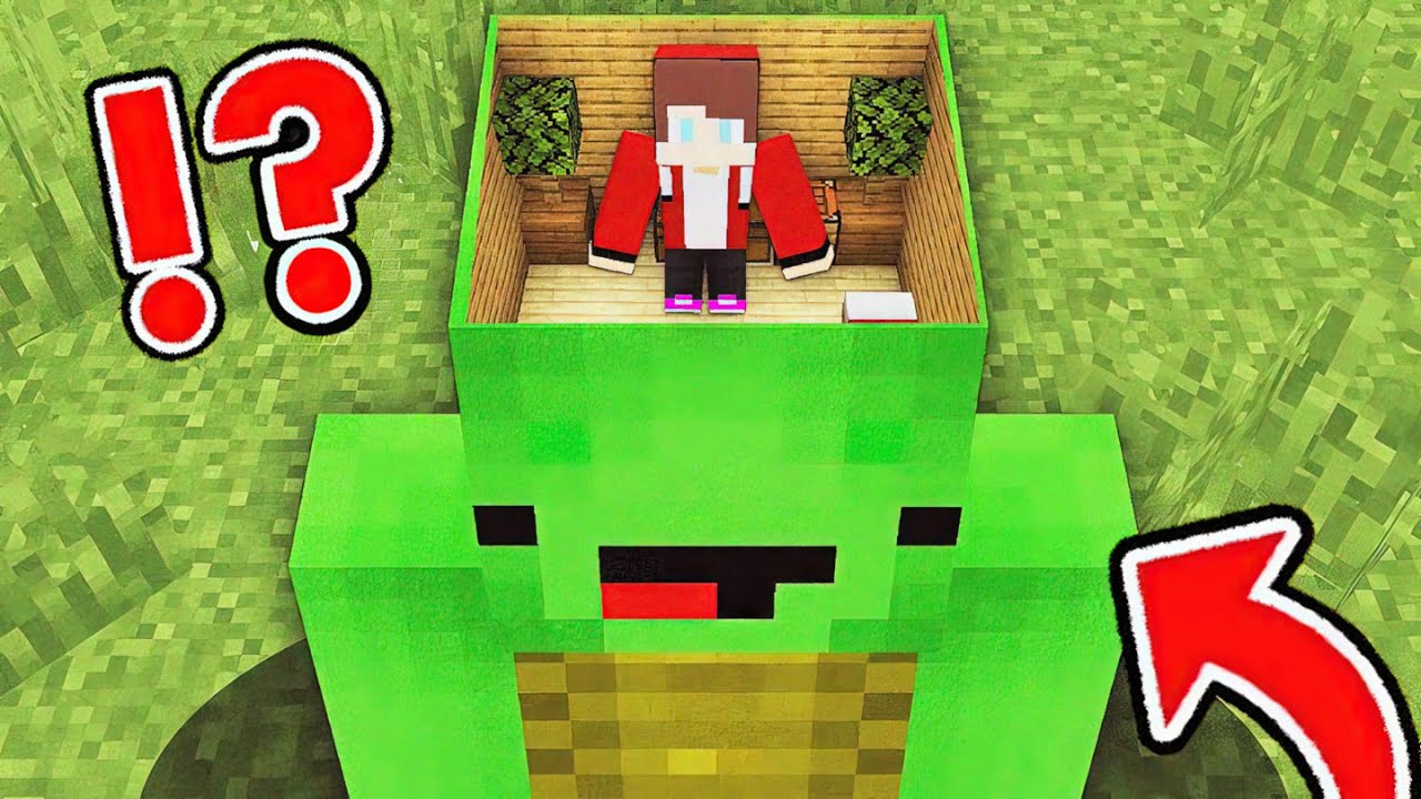 JJ Get Inside Mikey HEAD in Minecraft Funny Challenge - Maizen Mizen ...