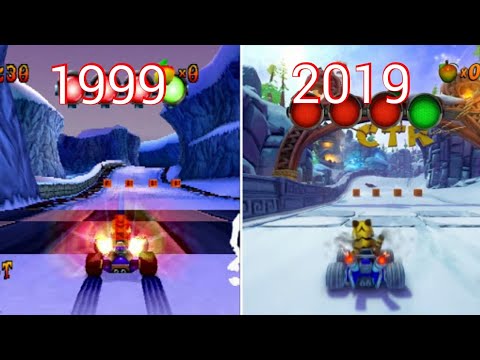 Evolution of crash racing games 1999-2019 - YouTube
